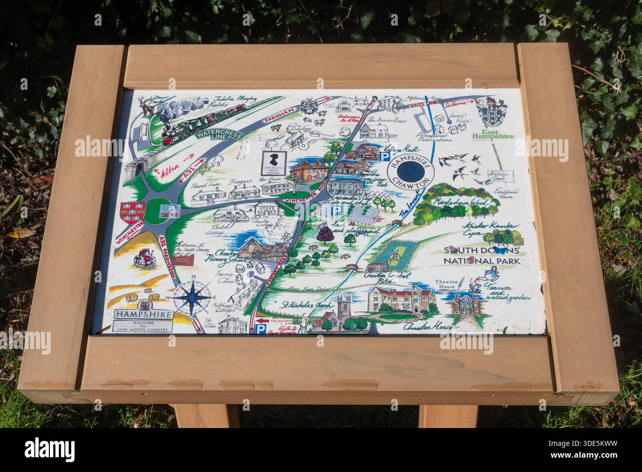 Welcome to jane austen country sign hi-res stock photography and images ...