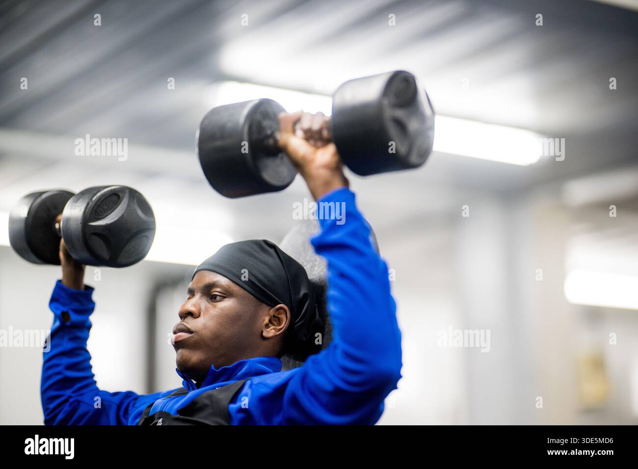 Gent's Hyllarion Goore pictured in action during the winter training ...