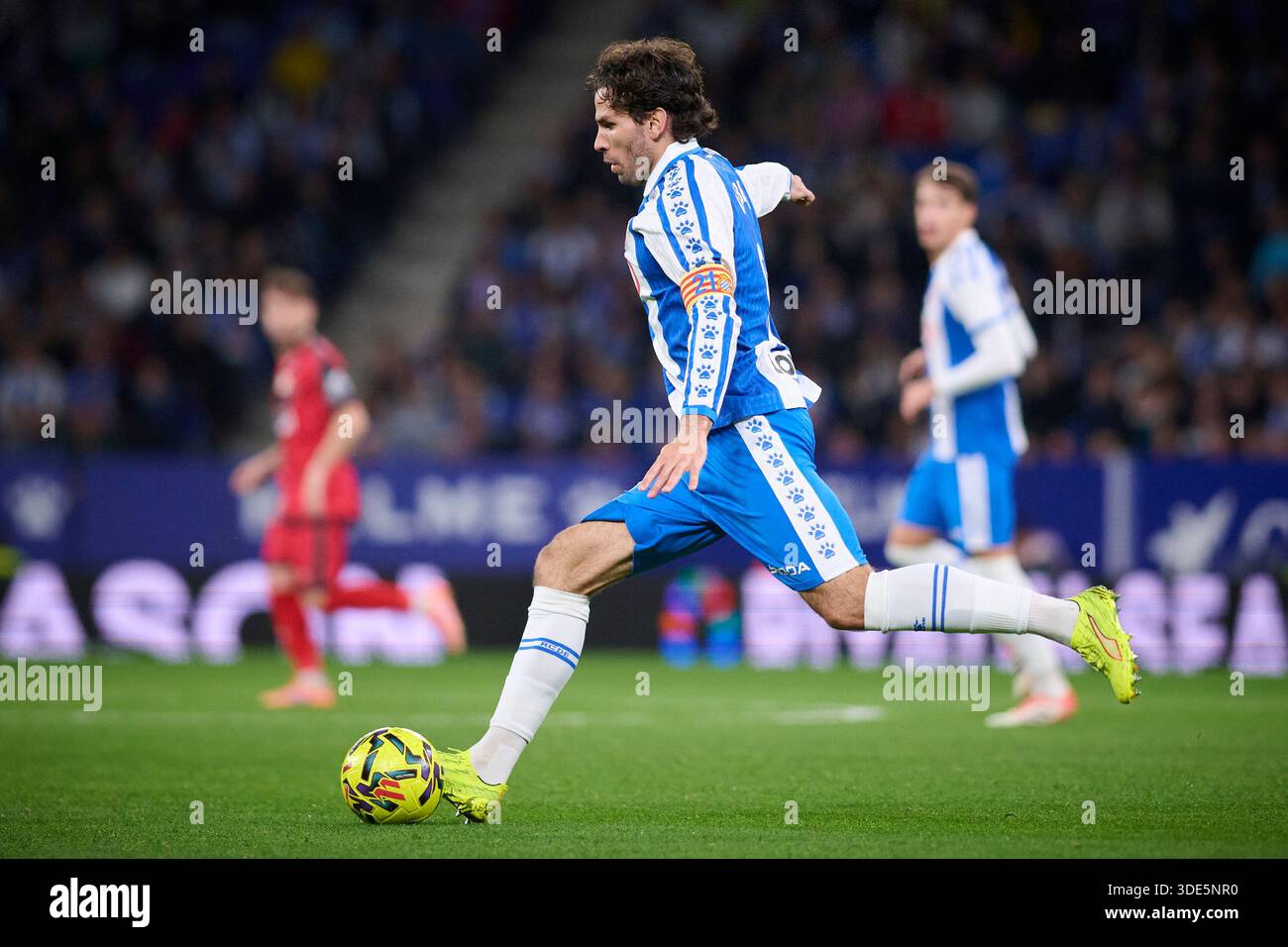RCD Espanyol's Leandro Cabrera during La Liga match. December 7, 2025 ...