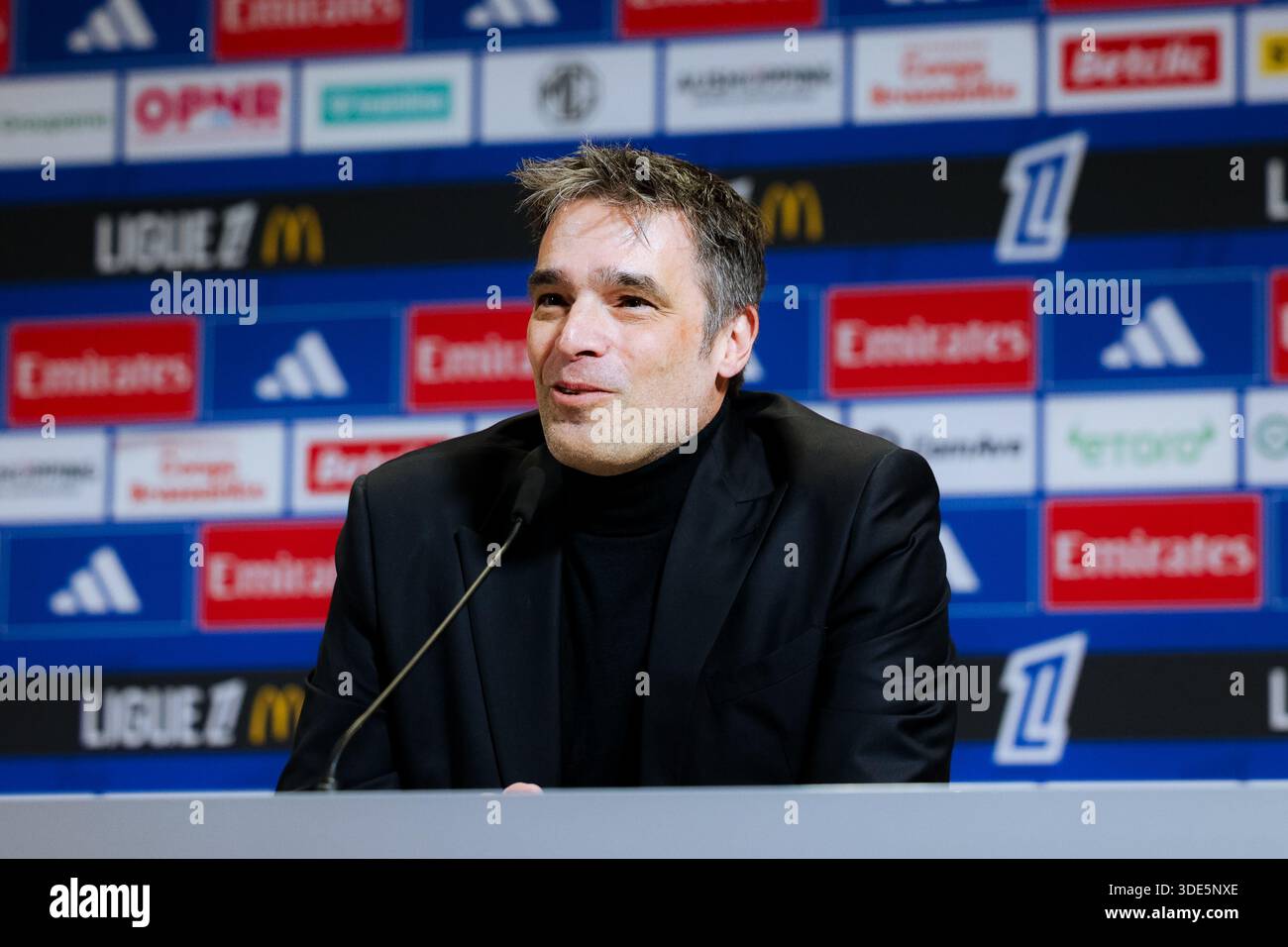 Michael GERLINGER during the press conference presented by Olympique ...