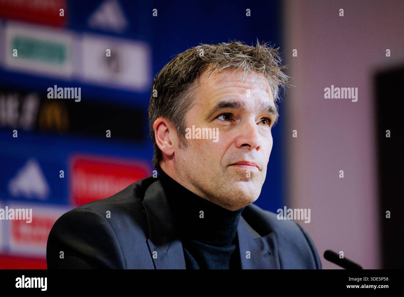 Michael GERLINGER during the press conference presented by Olympique ...