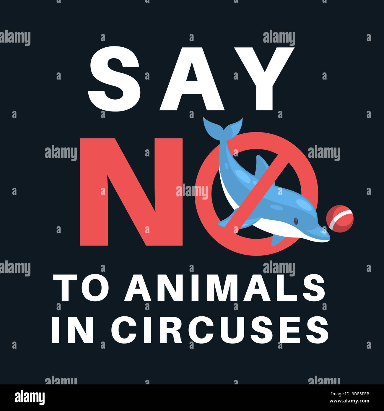 Say no to circus with animals. Protest against dolphins use in ...