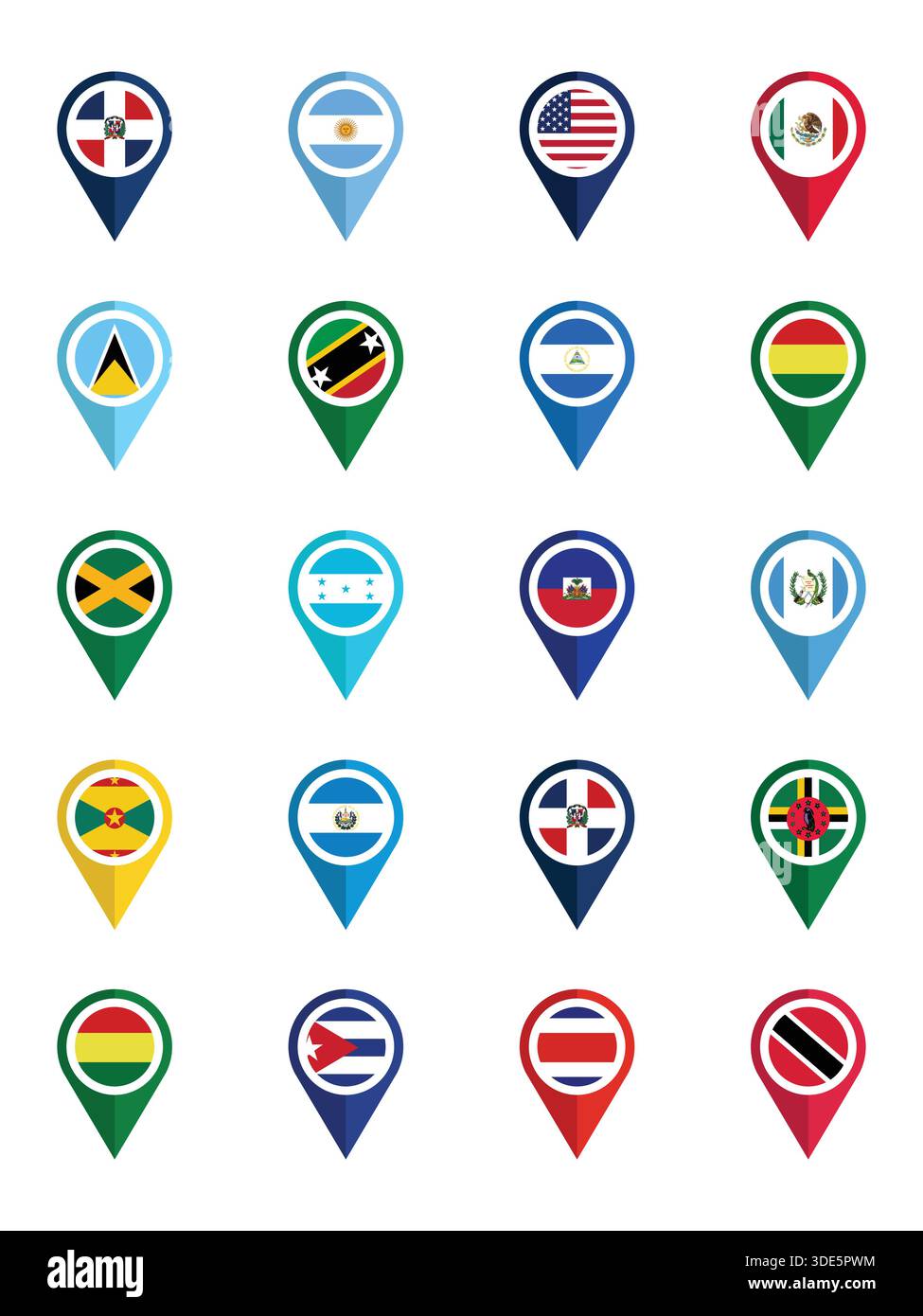 Icons set mexico Stock Vector Images - Alamy