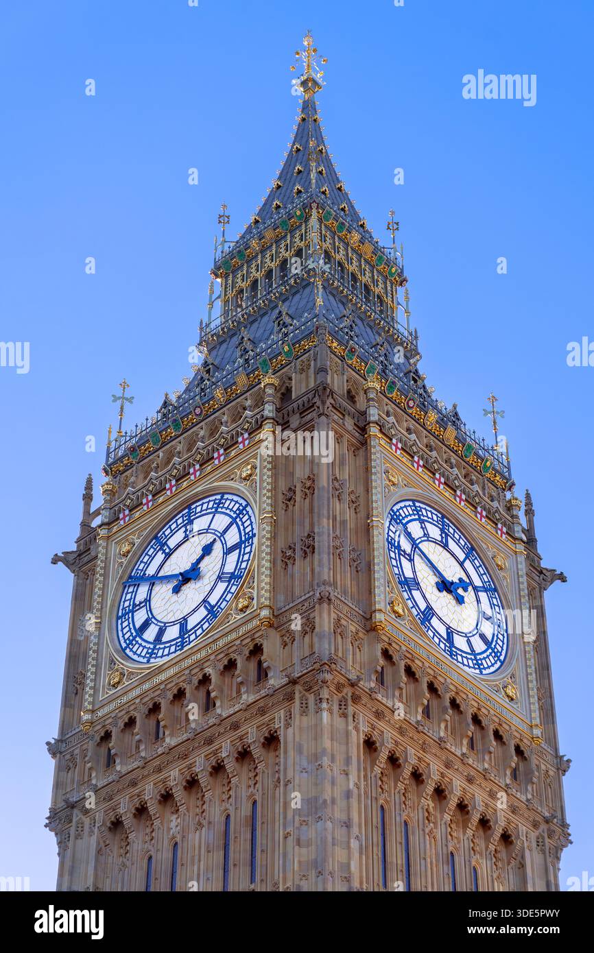 1859 Elizabeth Tower / Big Ben in Perpendicular Gothic style, Great ...