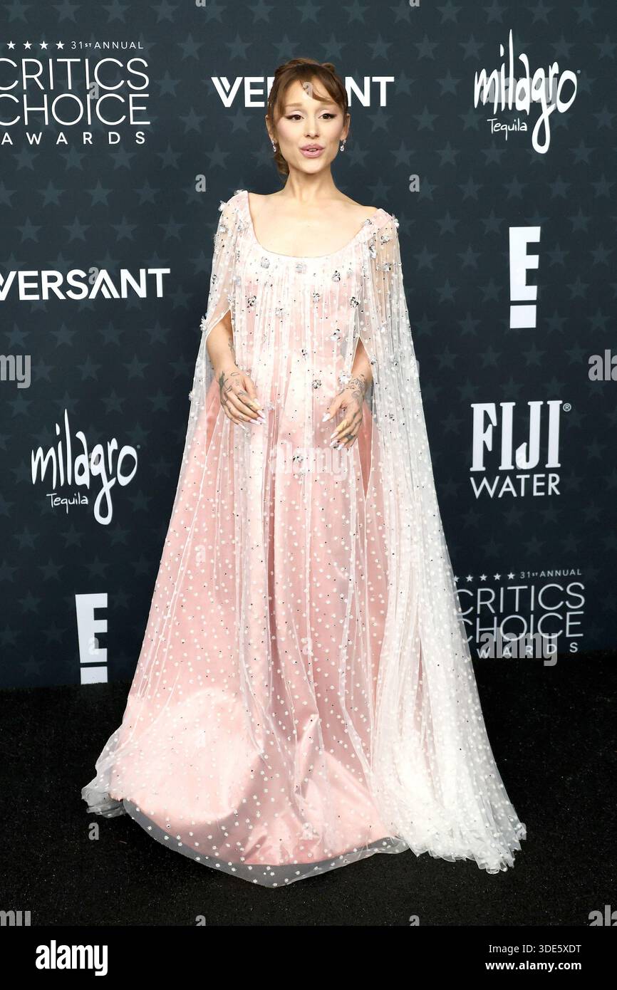 Santa Monica, USA. 4, January, 2026. Pictured left to right, Ariana ...