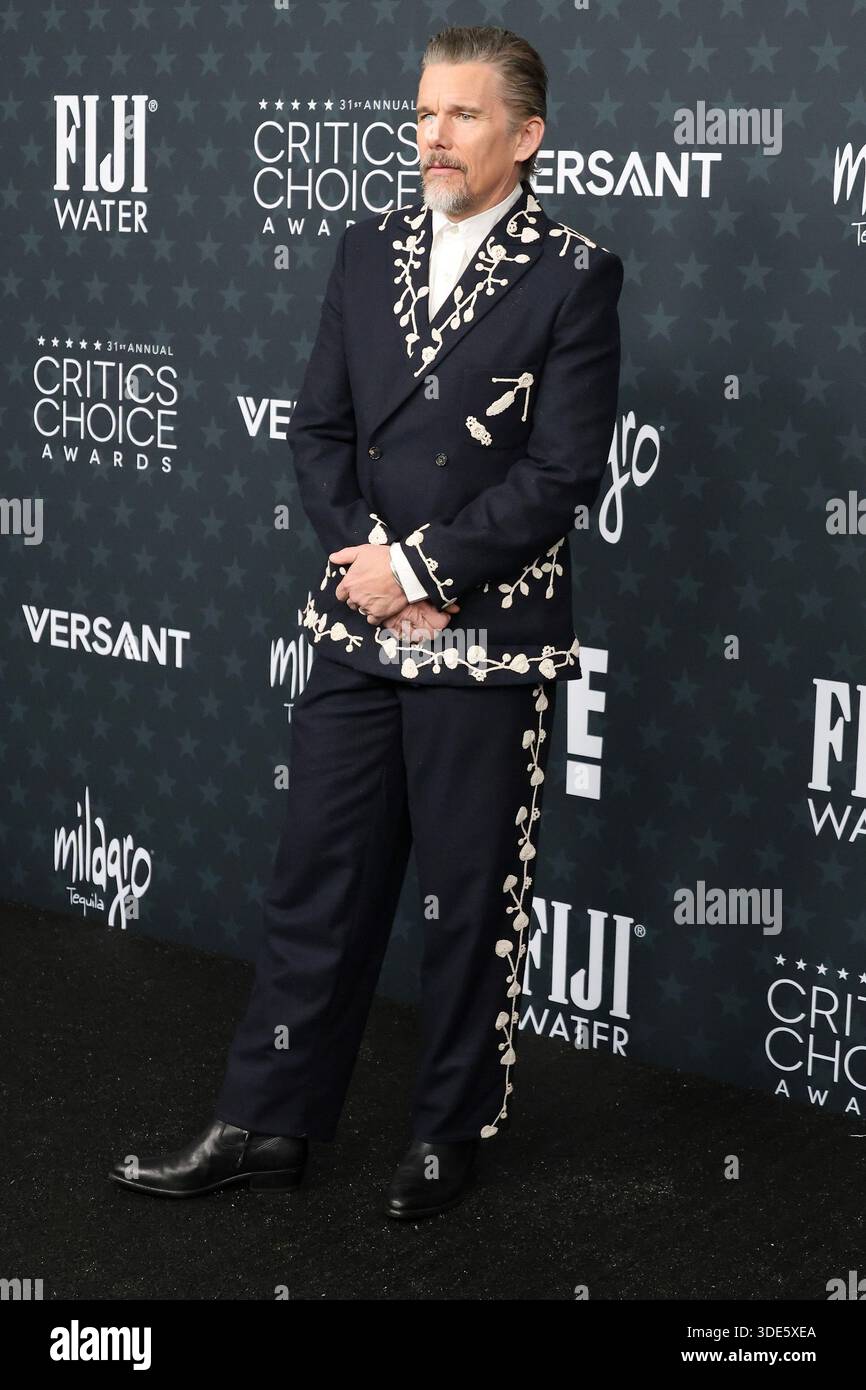 Santa Monica, USA. 4, January, 2026. Pictured left to right, Ethan ...