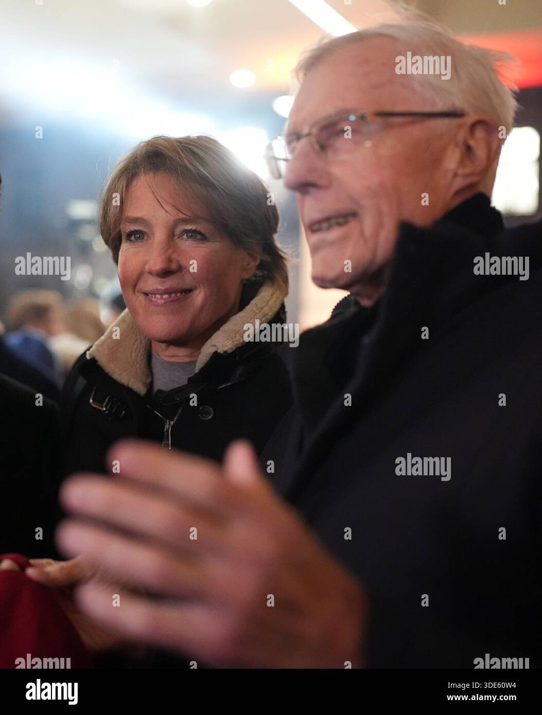 05 January 2026, Hamburg: Eugen Block, father of Christina Block (l ...