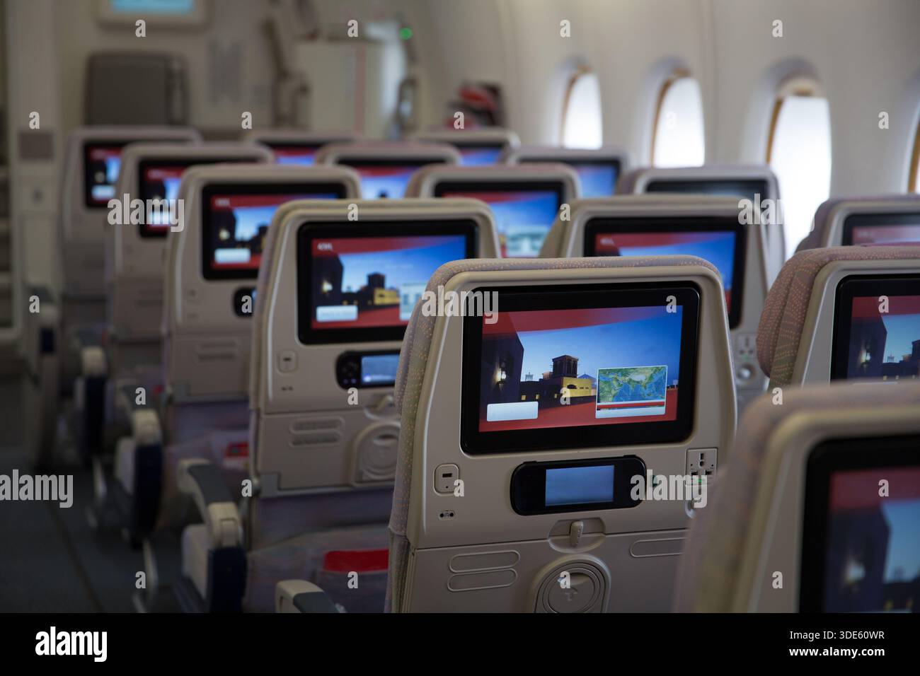 Airbus a380 interior hi-res stock photography and images - Alamy