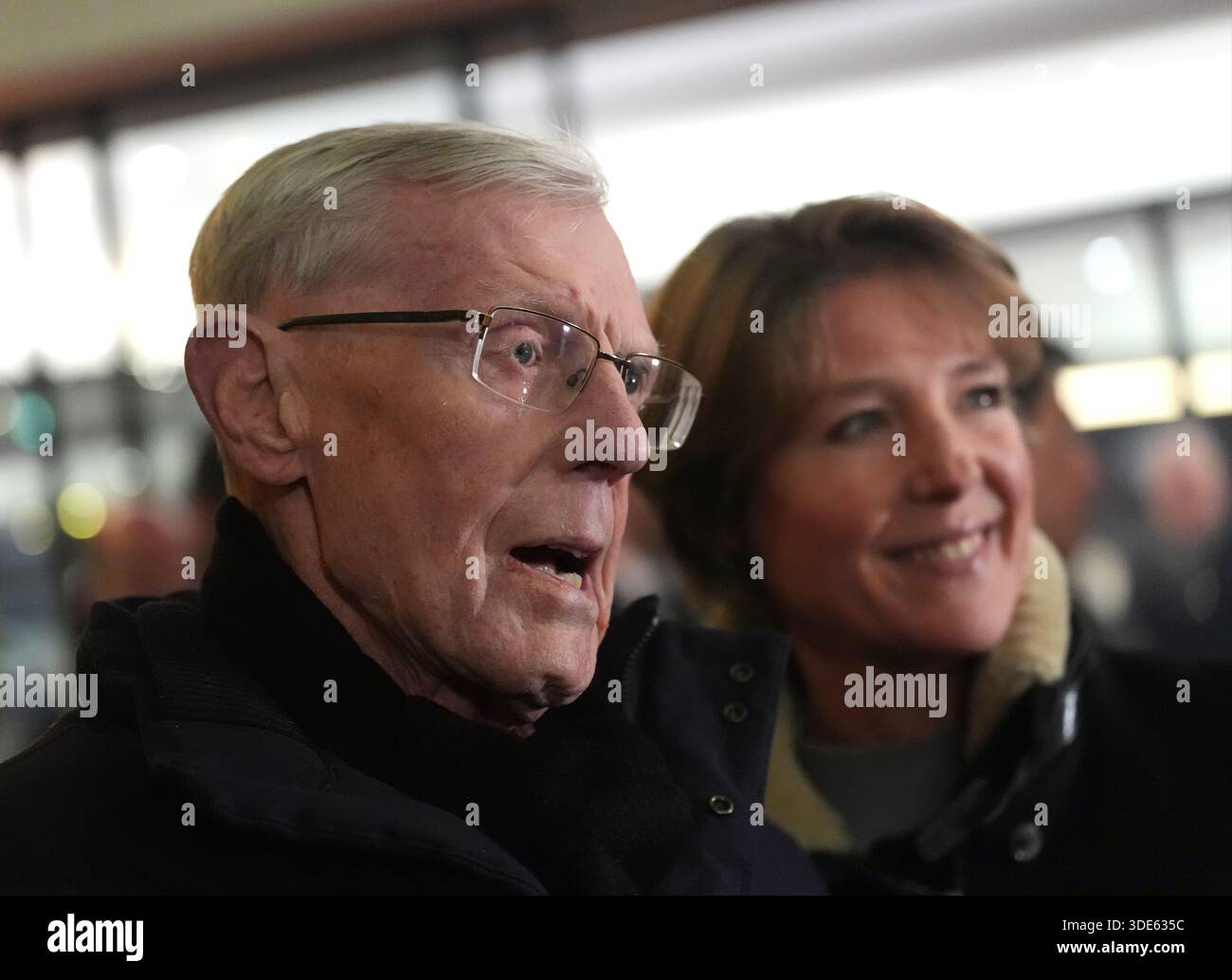 05 January 2026, Hamburg: Eugen Block, father of Christina Block (r ...
