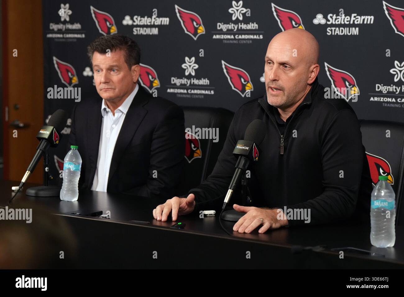 Arizona Cardinals owner Michael Bidwell and General Manager Monti ...
