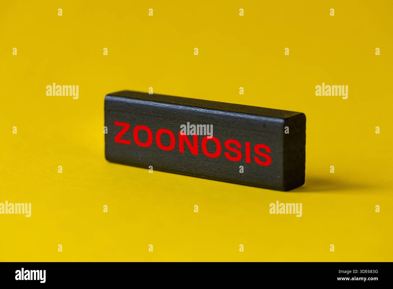 Zoonosis, a zoonotic disease. The text on the black block, alarming ...