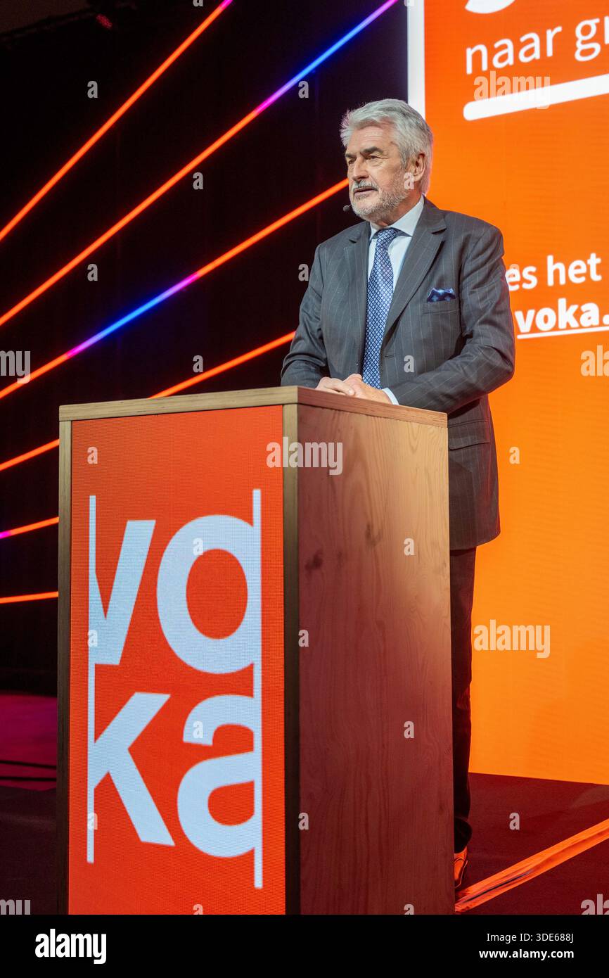 Voka chairman Rudy Provoost is pictured at the new year's reception of ...