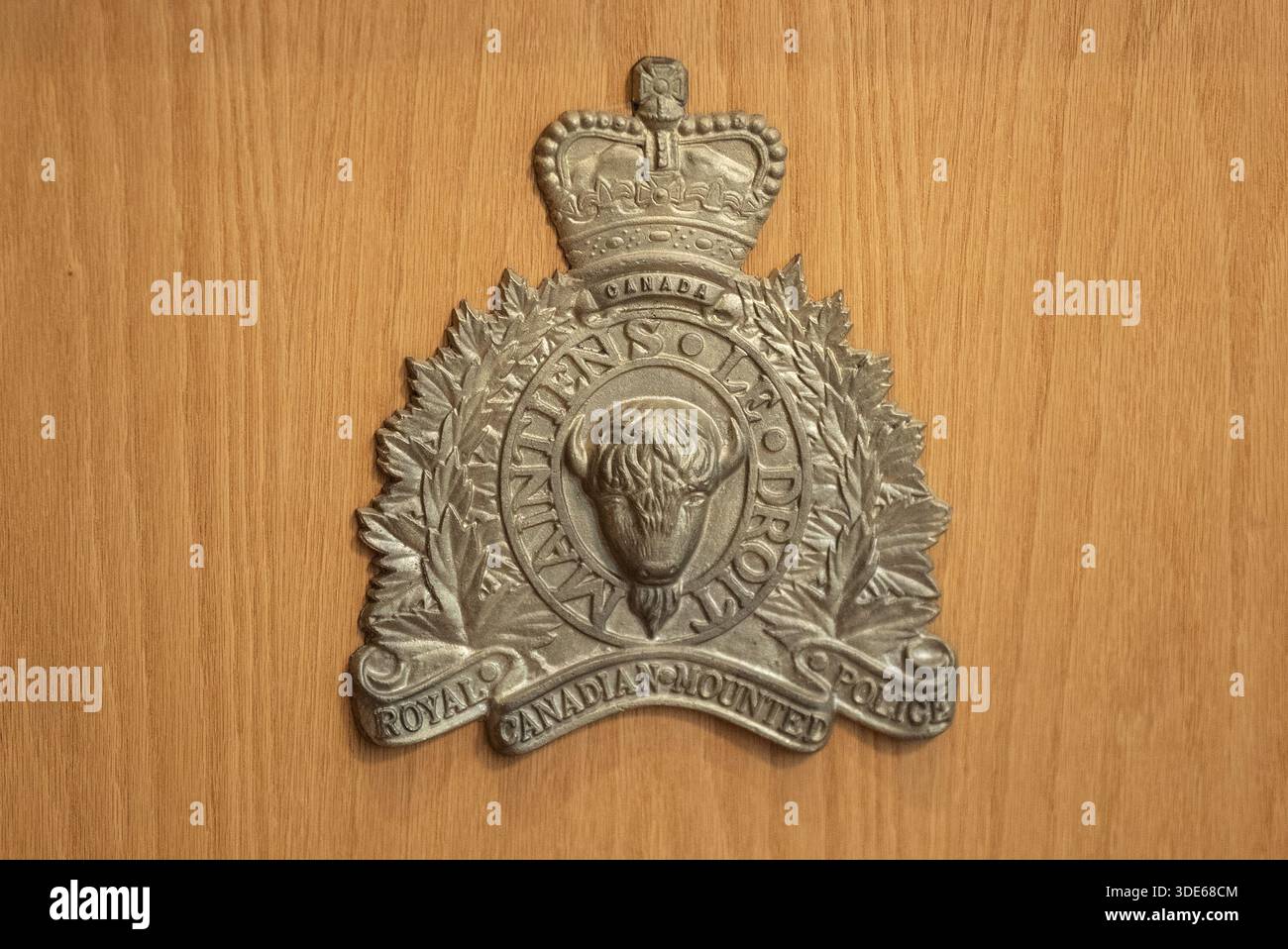 The RCMP logo shown in Edmonton, Wednesday, Feb. 5, 2025. THE CANADIAN ...