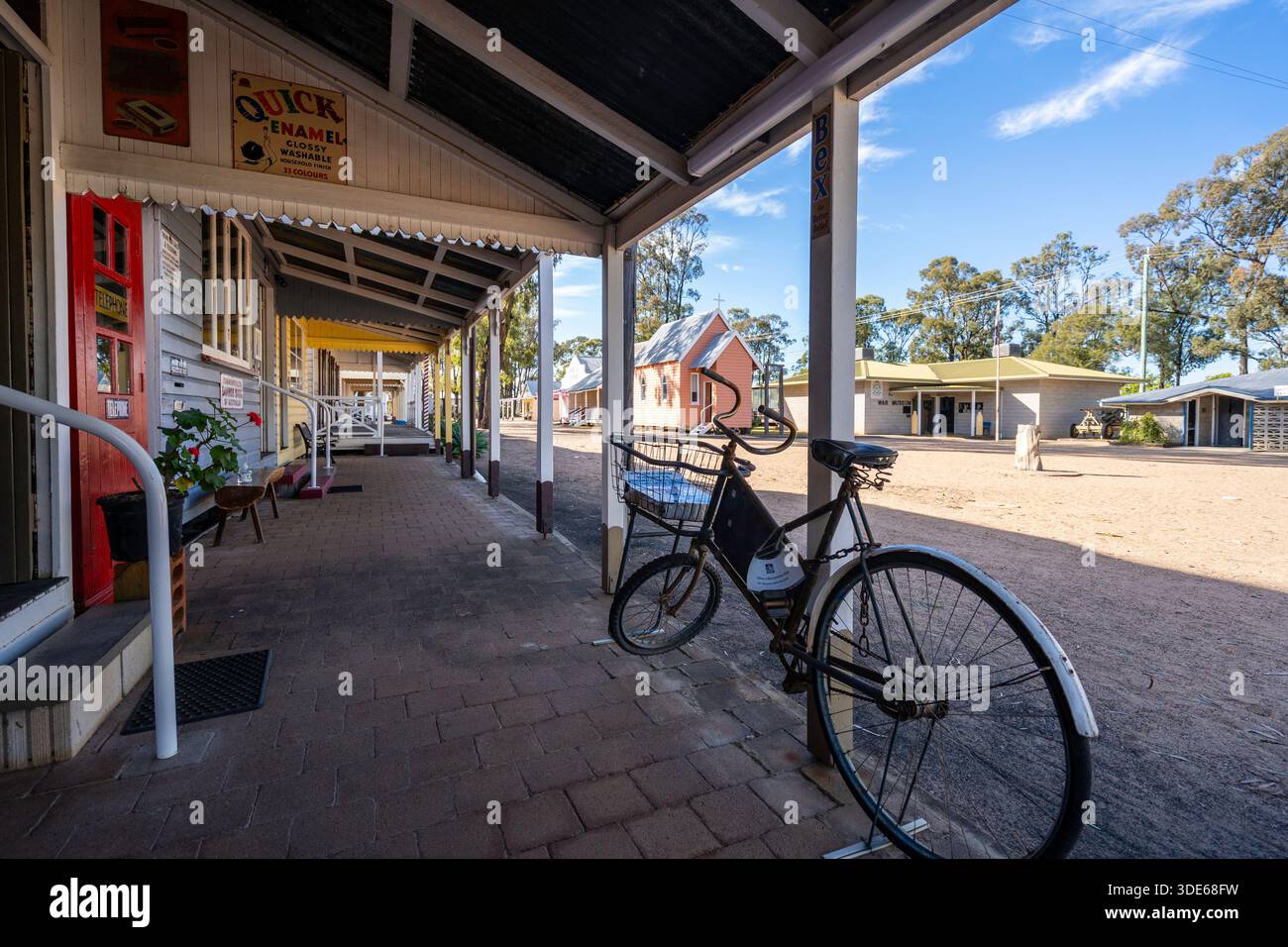 Streetscape at Miles Historical Village Museum, Miles, Queensland ...