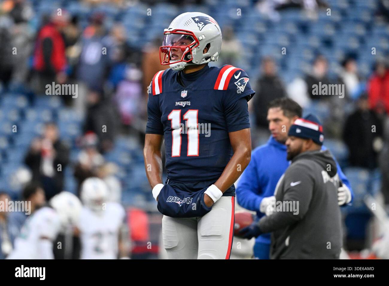 Jan 4, 2026; Foxboro, Massachusetts, USA; New England Patriots ...