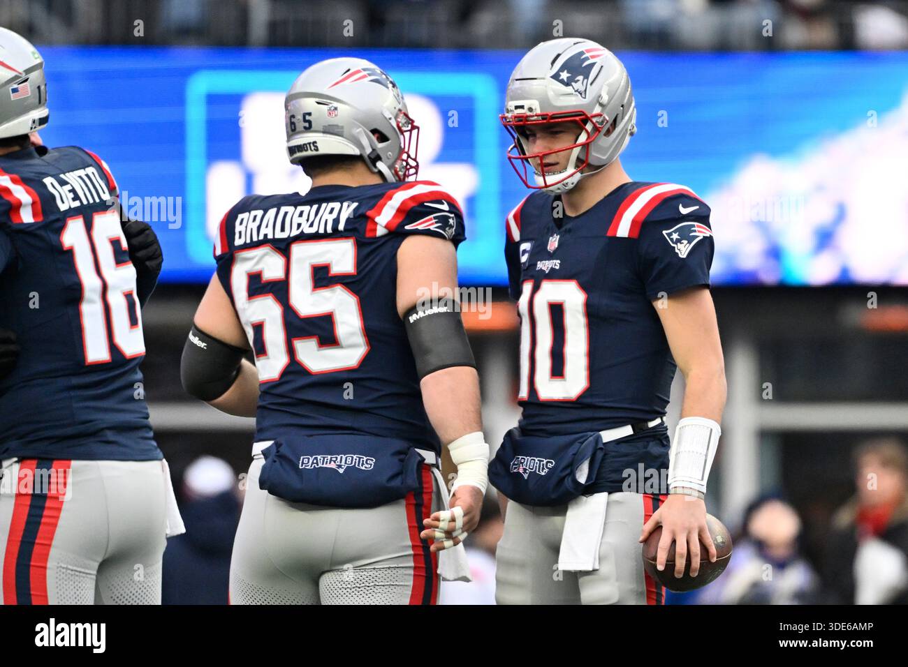 Jan 4, 2026; Foxboro, Massachusetts, USA; New England Patriots ...