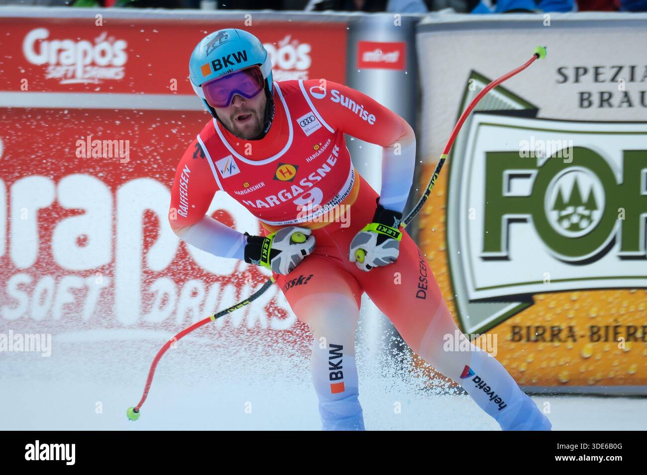 Alexis Monney from Switzerland is in action during AUDI FIS Ski World ...