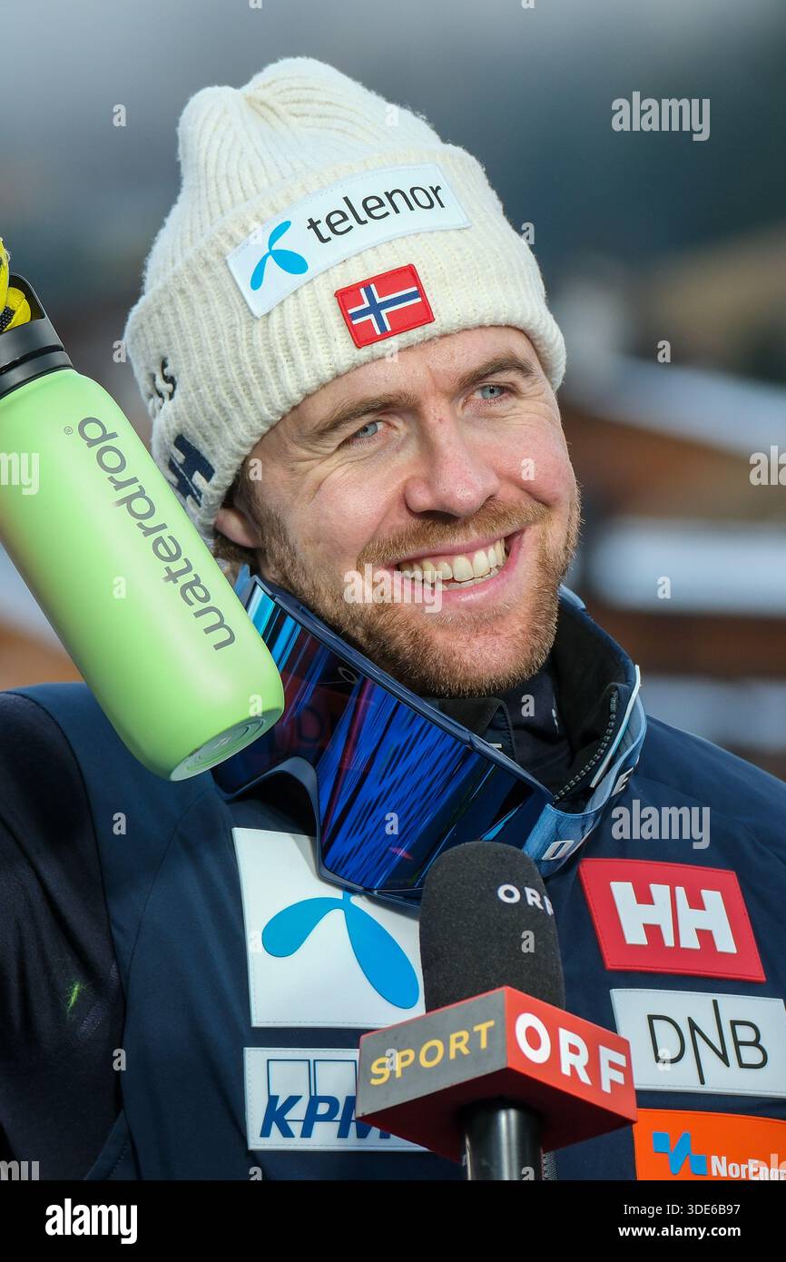 Aleksander Aamodt Kilde from Norway is in action during AUDI FIS Ski ...