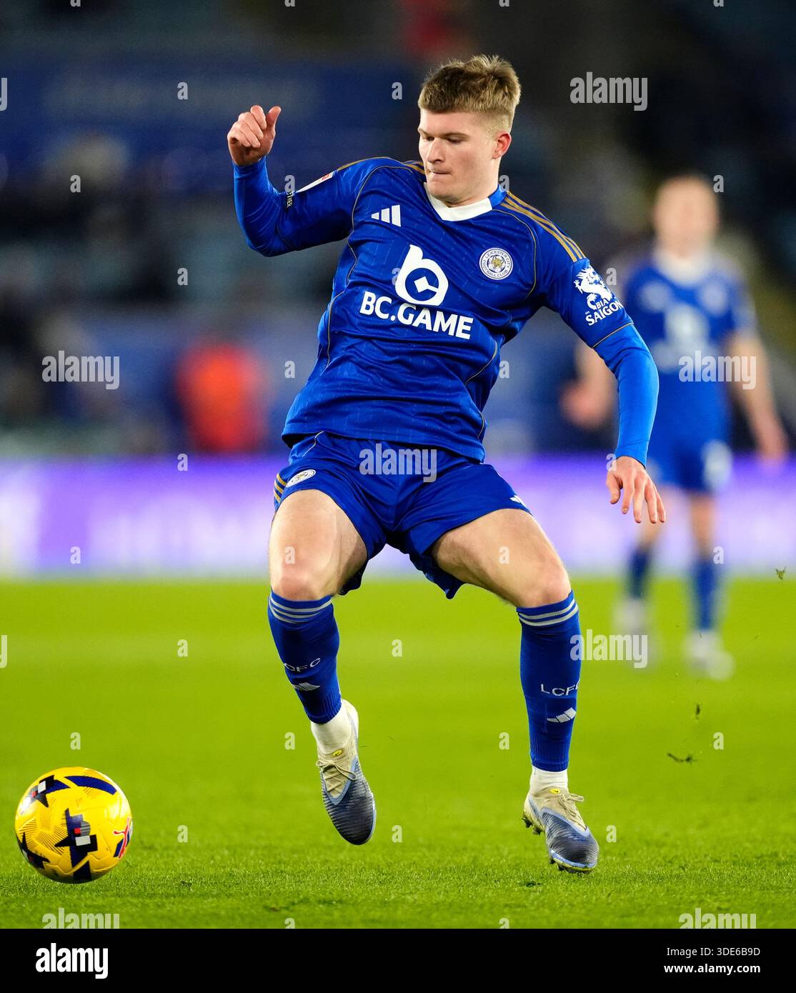 Leicester City's Jordan James during the Sky Bet Championship match at ...