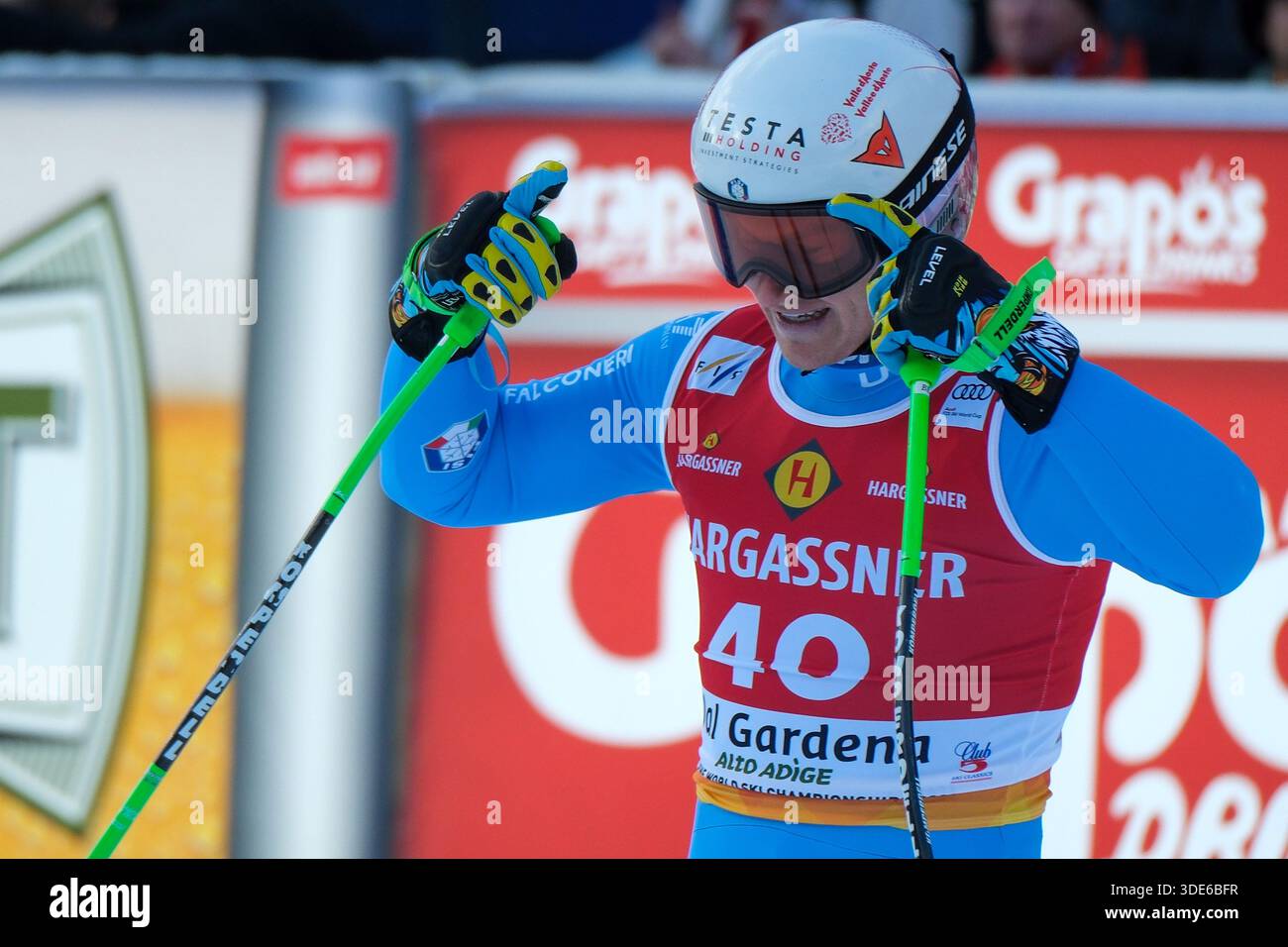 Benjamin Jacques Alliod from Italy is in action during AUDI FIS Ski ...