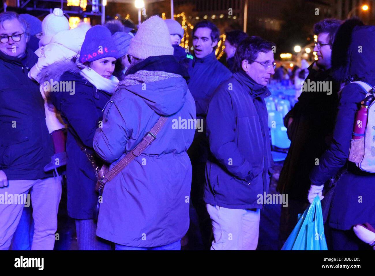 Jose Luis Martinez Almeida y Teresa Urquijo during the traditional ...
