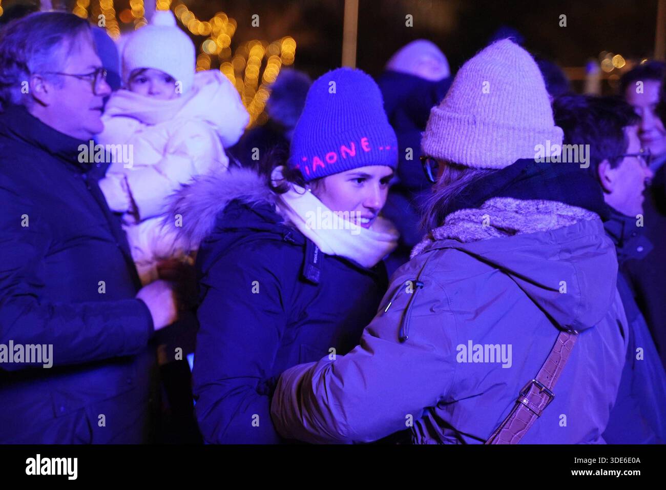 Jose Luis Martinez Almeida y Teresa Urquijo during the traditional ...