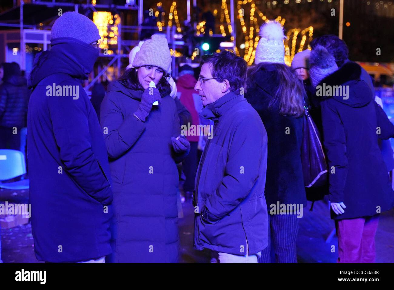 Jose Luis Martinez Almeida y Teresa Urquijo during the traditional ...