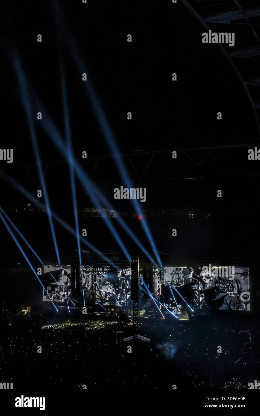 Oasis concert 2025 noel liam stage hi-res stock photography and images ...