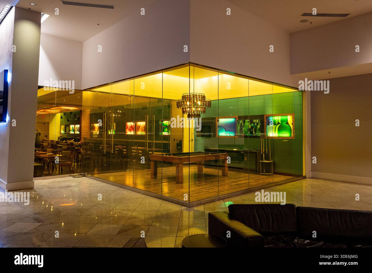 Glass room at High Velocity restaurant, Atlanta, Georgia, United States ...