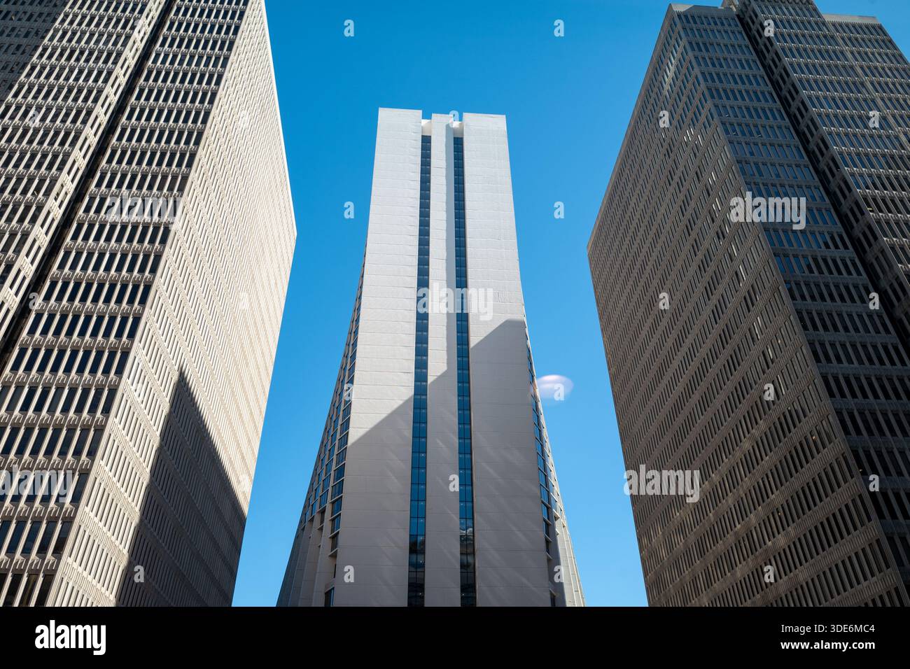 Facade of the Marriott Marquis Atlanta hotel, Atlanta, Georgia, United ...