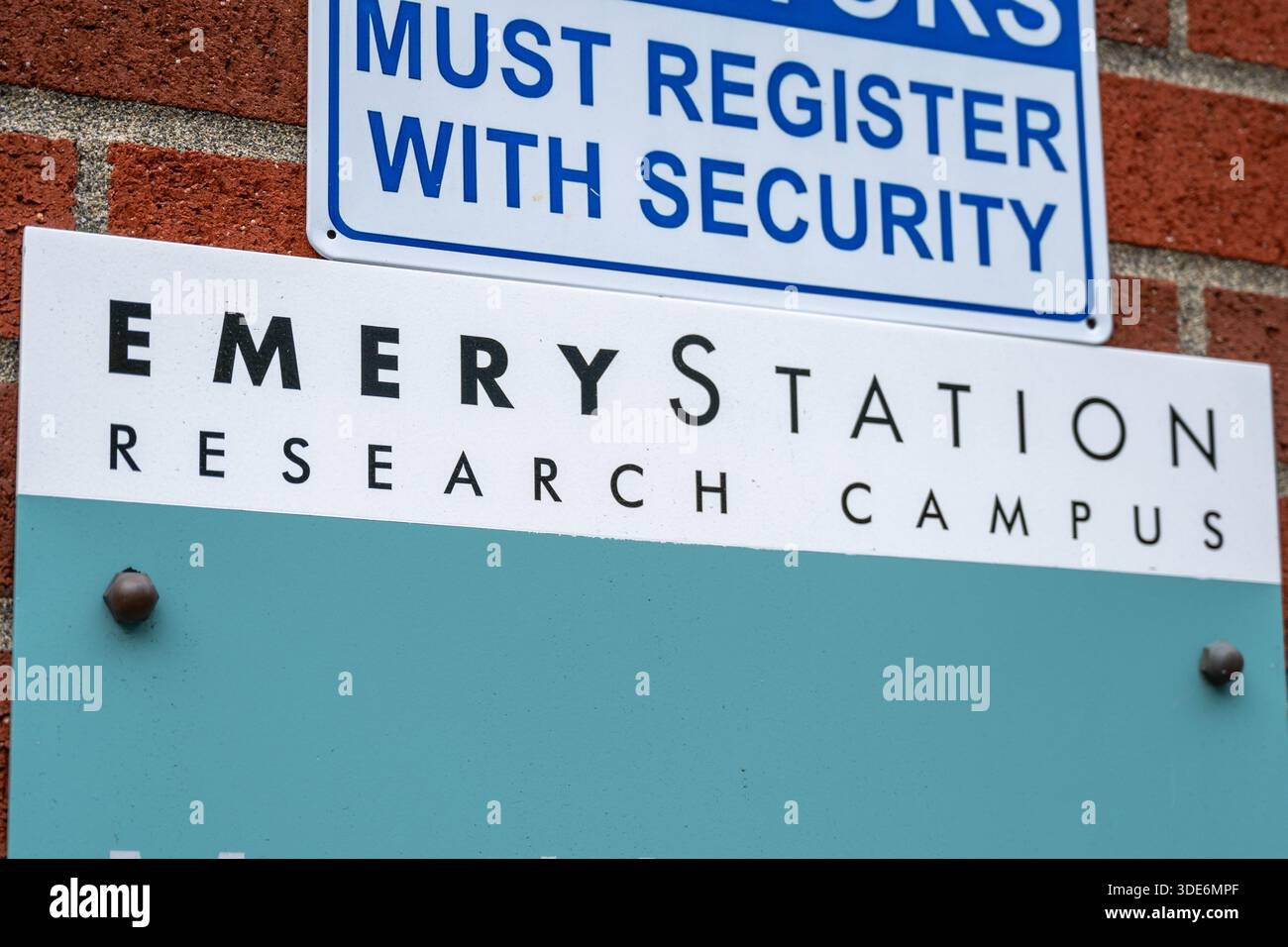 Signage for Emery Station Research Campus, Emeryville, California ...