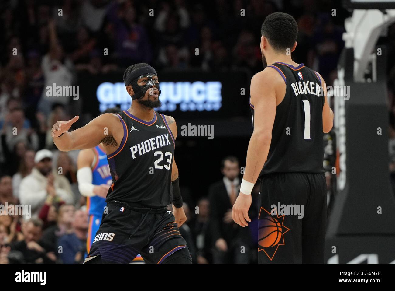 Phoenix Suns guard Jordan Goodwin (23) during the second half of an NBA ...