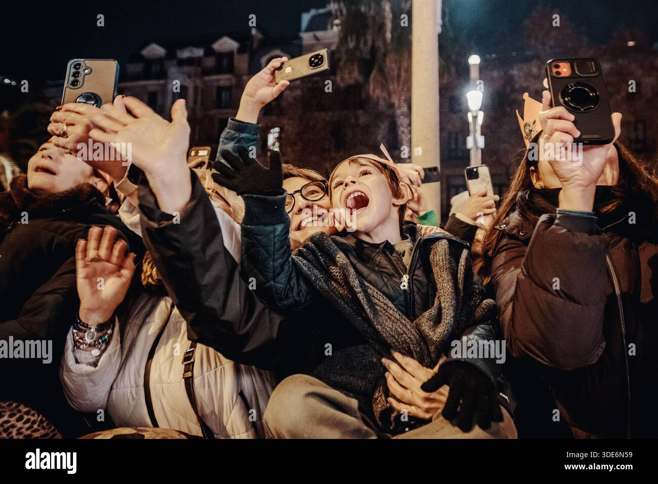 Barcelona, Spain. 5 January, 2026: Hundreds of thousands gather in the ...