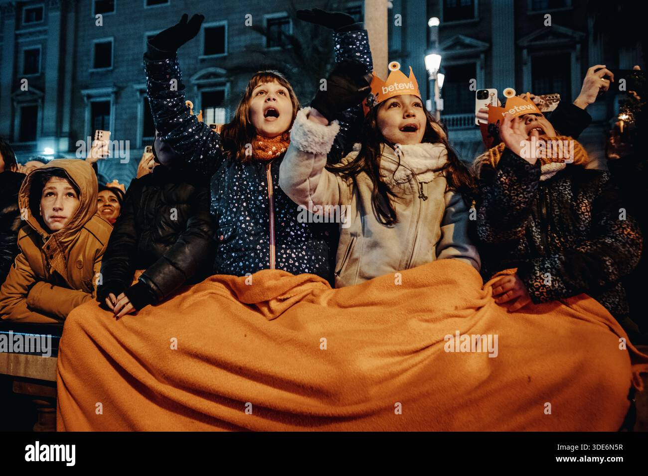 Barcelona, Spain. 5 January, 2026: Hundreds of thousands gather in the ...