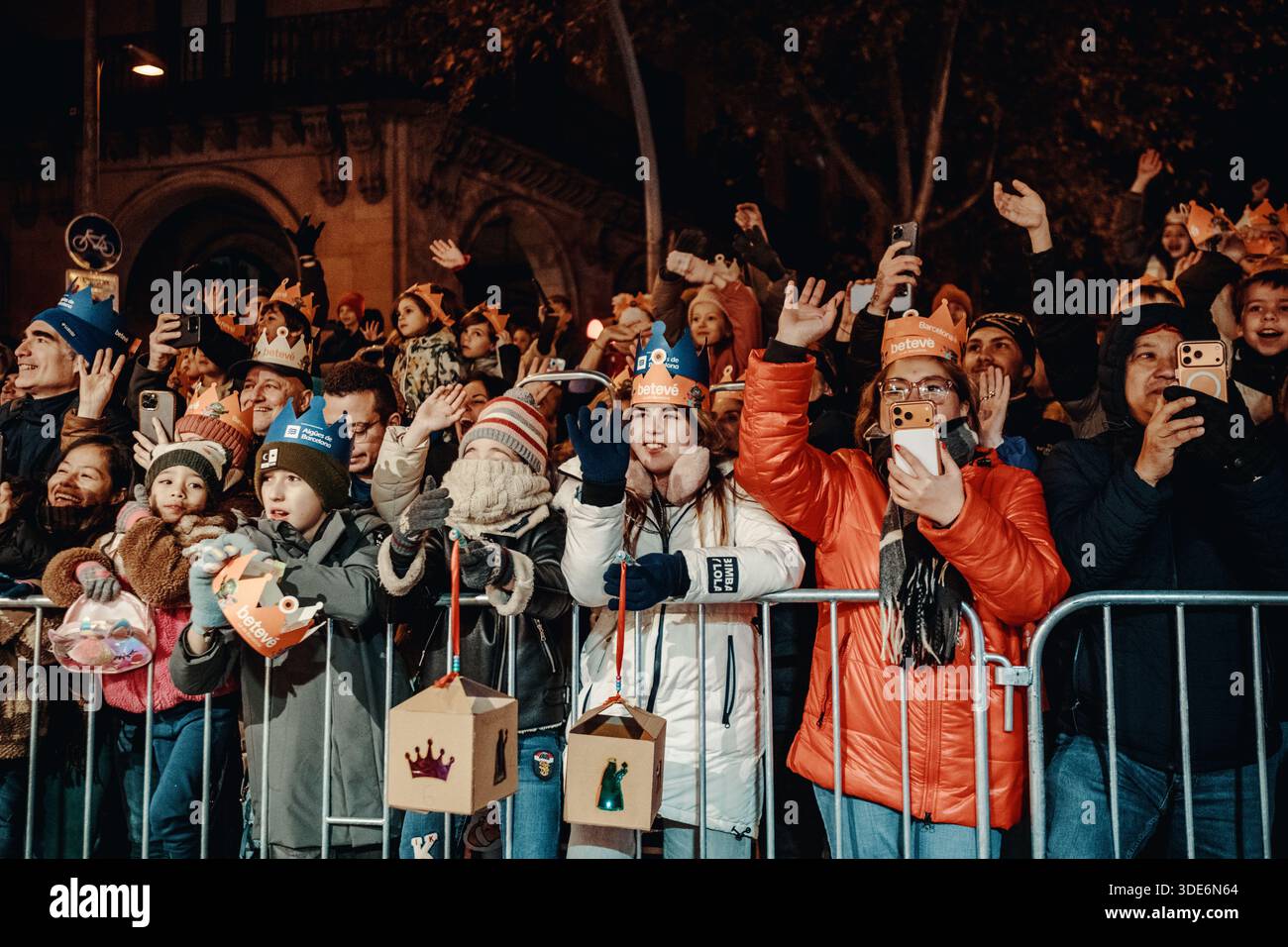 Barcelona, Spain. 5 January, 2026: Hundreds of thousands gather in the ...