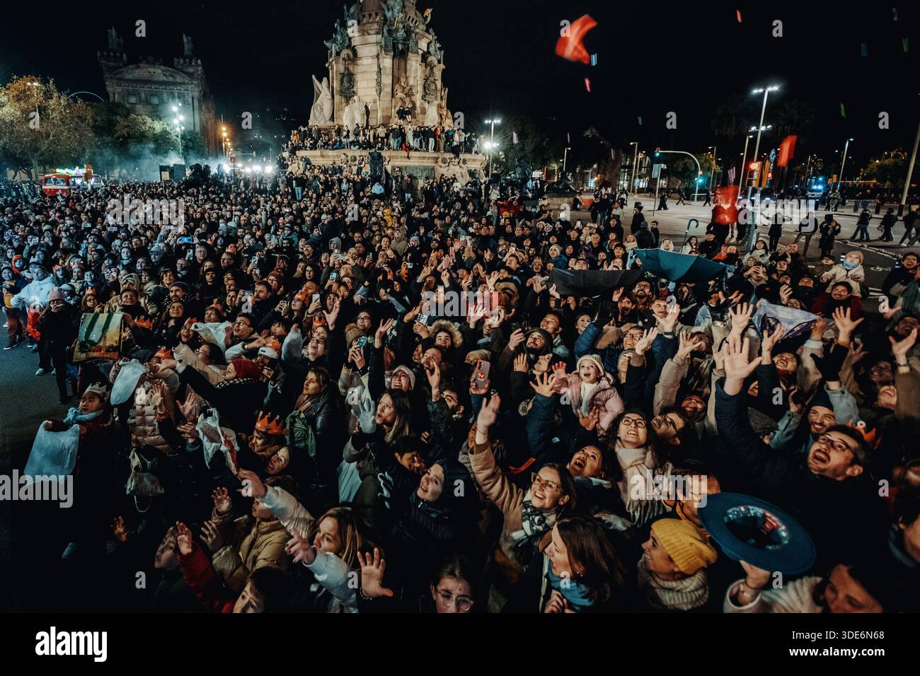 Barcelona, Spain. 5 January, 2026: Hundreds of thousands gather in the ...