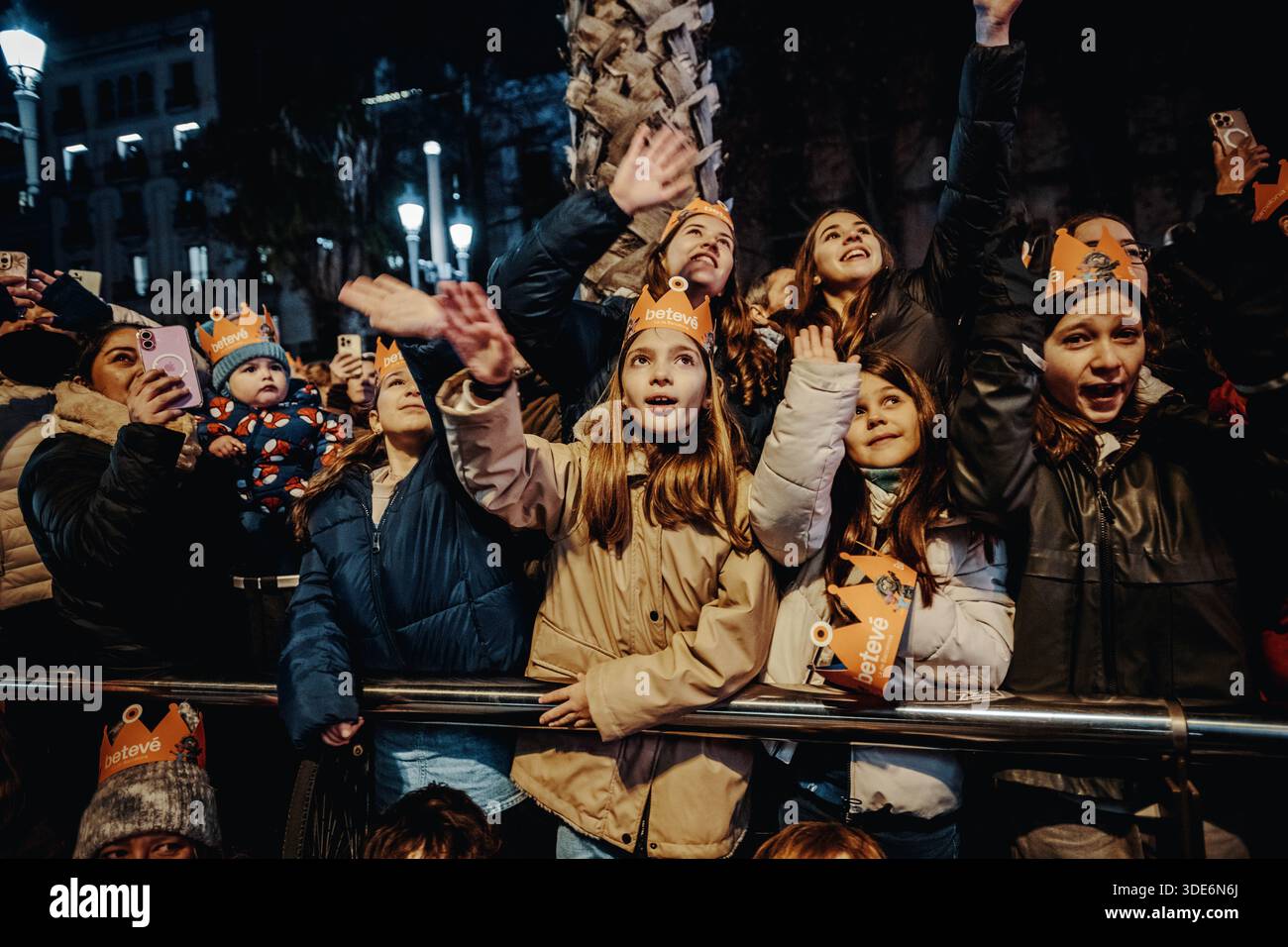Barcelona, Spain. 5 January, 2026: Hundreds of thousands gather in the ...