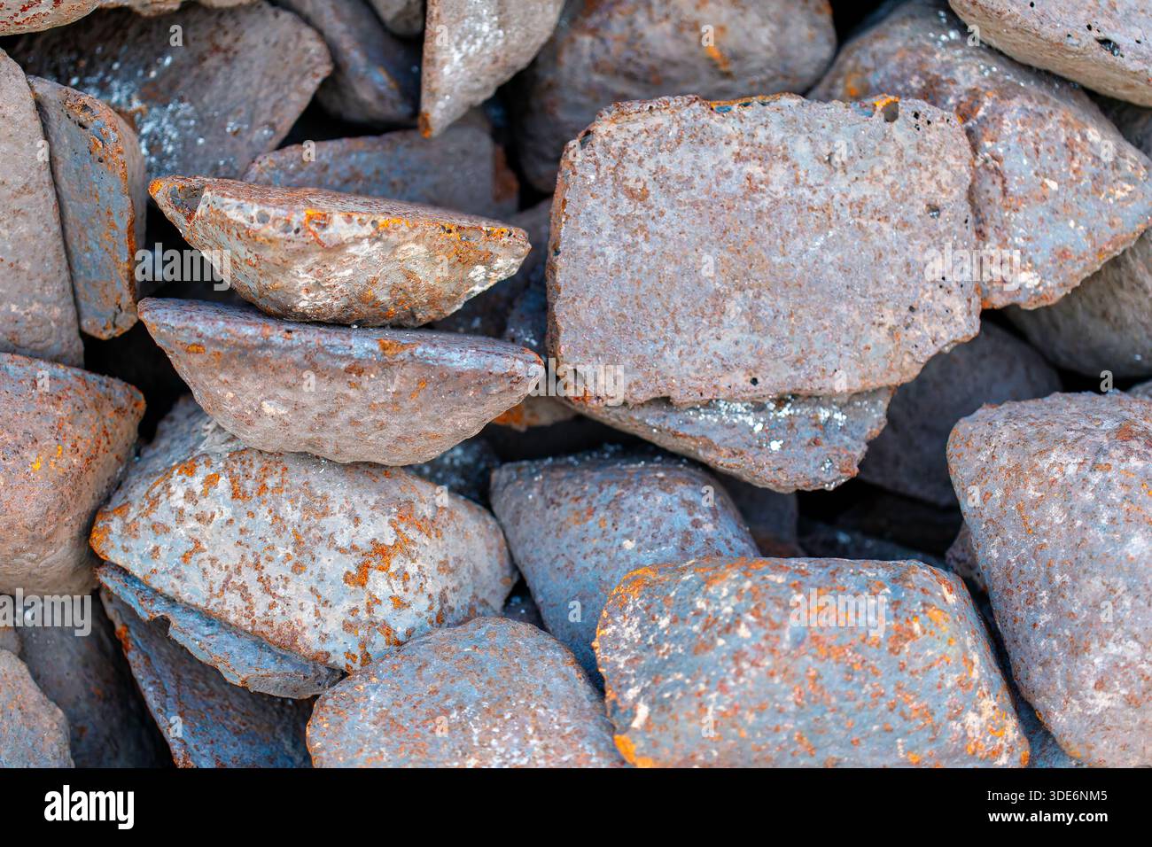 Pig iron ingots showing raw material for metallurgy industry Stock ...