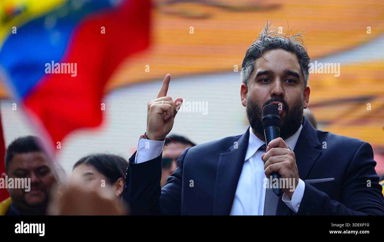 05 January 2026, Venezuela, Caracas: Deputy Nicolas Maduro Guerra ...