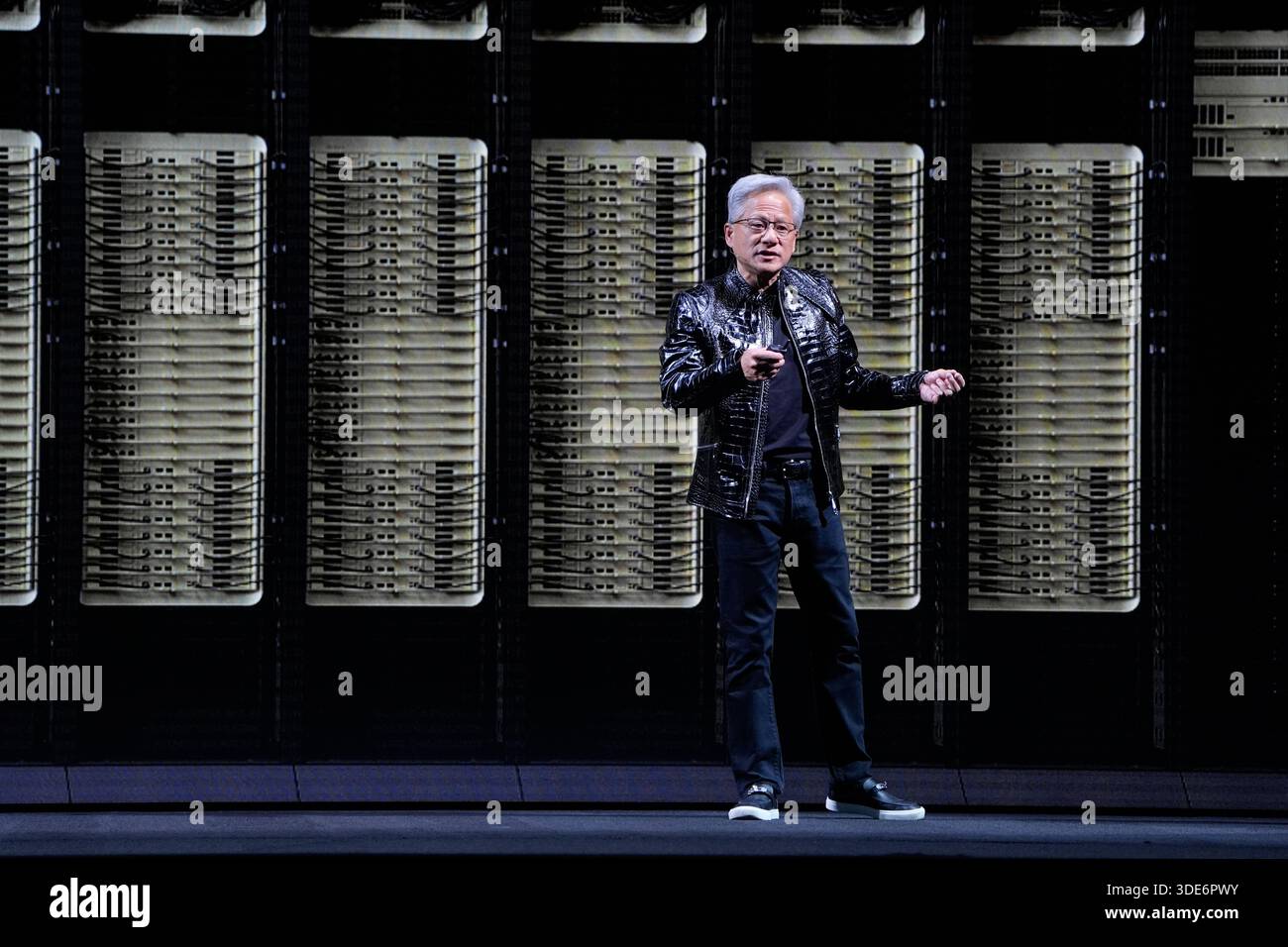 Nvidia founder and CEO Jensen Huang speaks about the NVIDIA Rubin AI ...