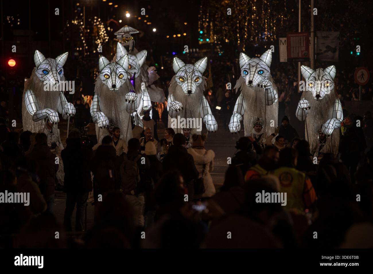 Madrid, Spain. 05th Jan, 2026. The traditional Three Kings Parade, held ...