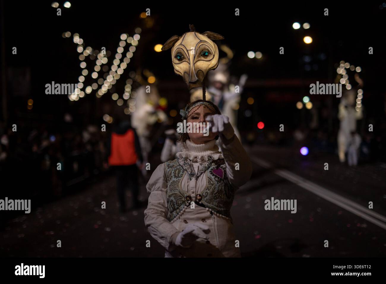 Madrid, Spain. 05th Jan, 2026. The traditional Three Kings Parade, held ...