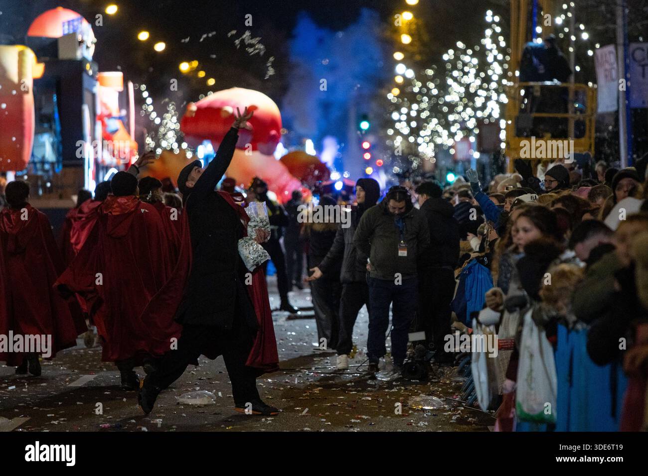 Madrid, Spain. 05th Jan, 2026. The traditional Three Kings Parade, held ...