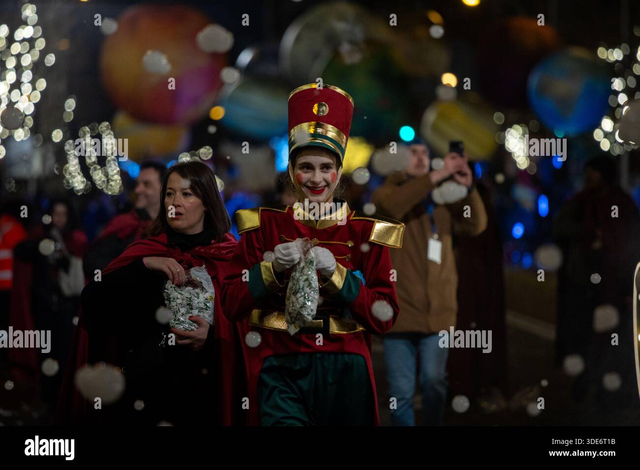 Madrid, Spain. 05th Jan, 2026. The traditional Three Kings Parade, held ...