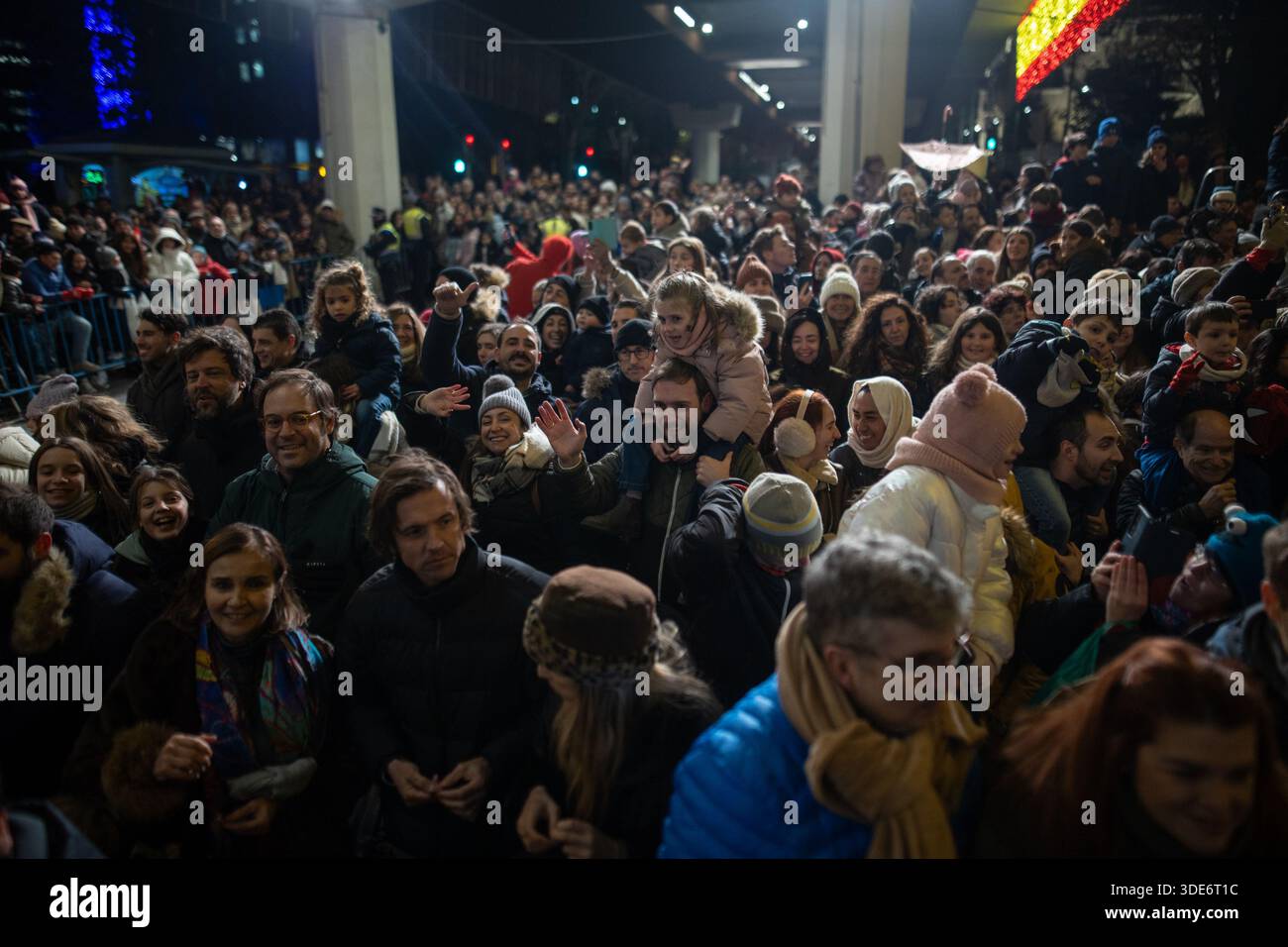 Madrid, Spain. 05th Jan, 2026. The traditional Three Kings Parade, held ...