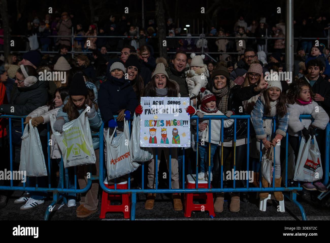 Madrid, Spain. 05th Jan, 2026. The traditional Three Kings Parade, held ...