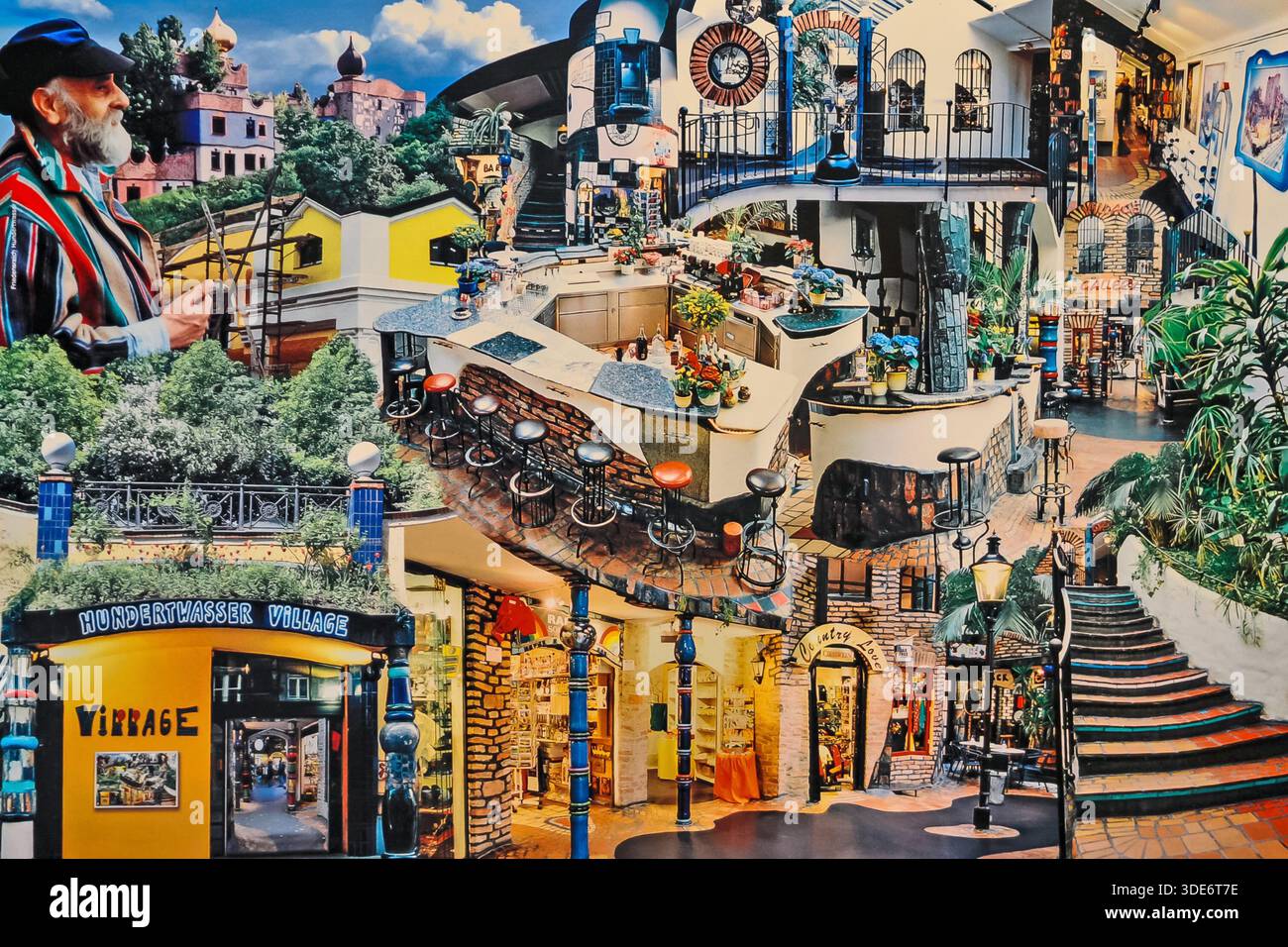 An exhibition piece by the renowned Viennese artist Friedensreich ...