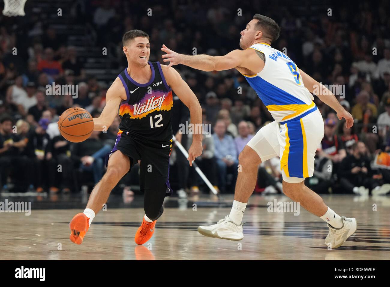 Phoenix Suns guard Collin Gillespie (12) during the first half of an ...
