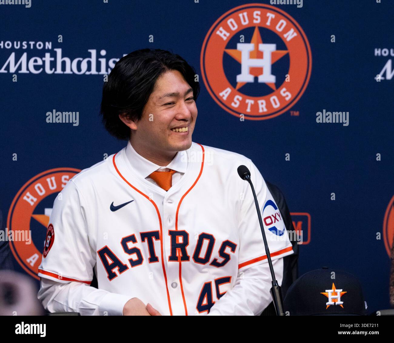 The Houston Astros Formally Introduce Japanese Pitcher Tatsuya Imai On