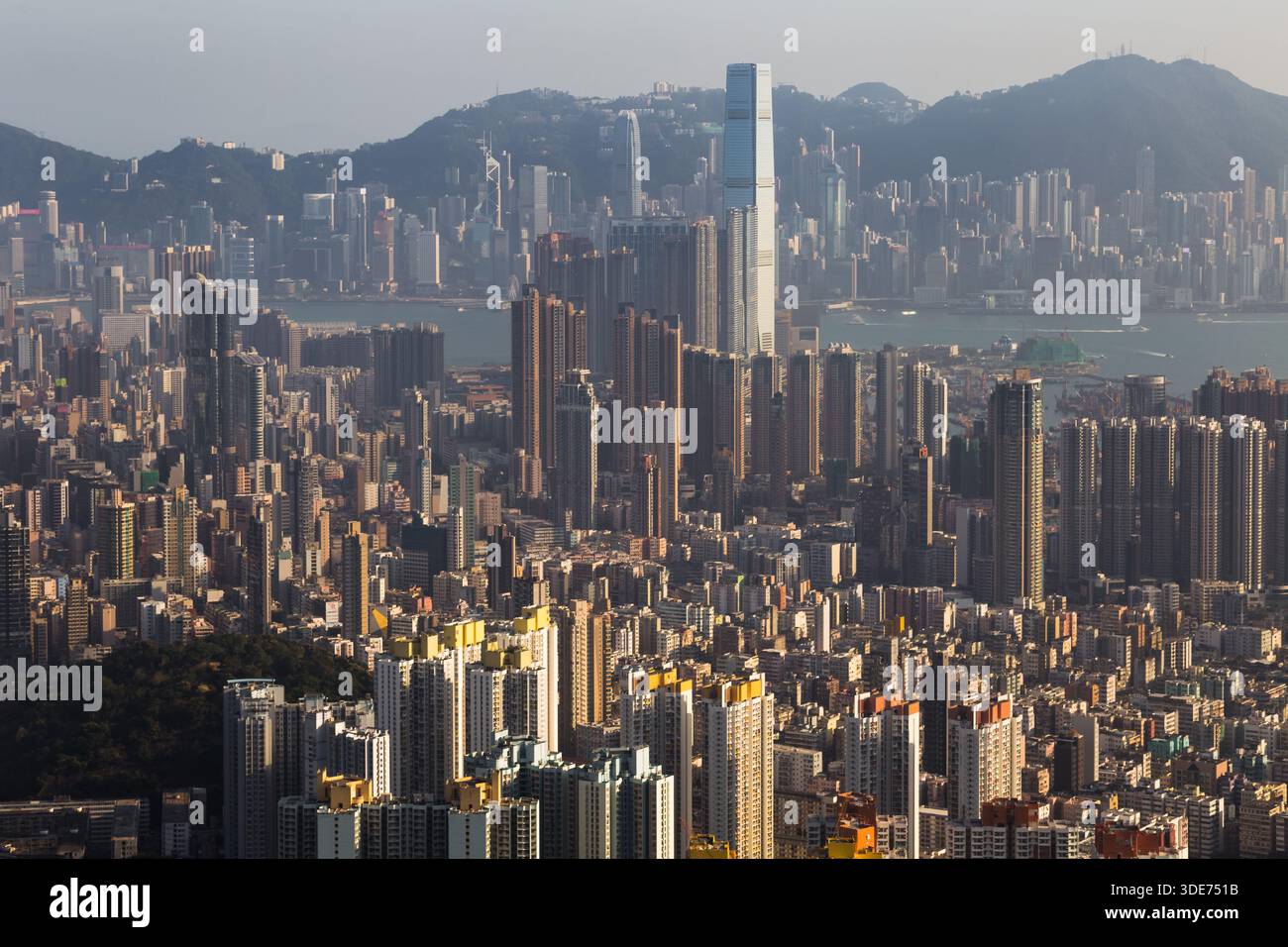 Cityscape of the Kowloon Island, Hong Kong, China Stock Photo - Alamy